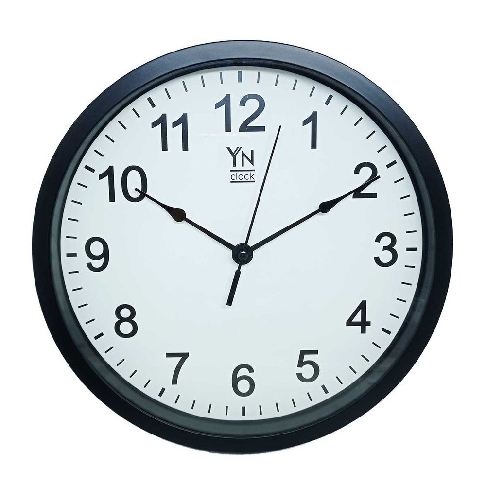 Relógio Redondo de Parede 30cm em Plástico Imporiente - braswu