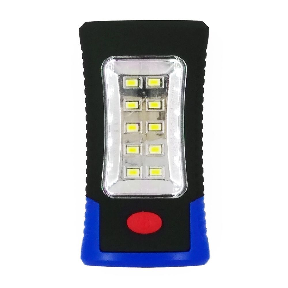 Lanterna Multifunção 10+3 leds Gancho Ima Portatil Pilha Alfacell - braswu